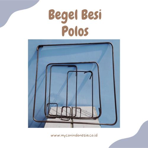 Jual Besi Begel Polos diameter 8mm panjang 10cm - 10cm x 40cm - Kota ...