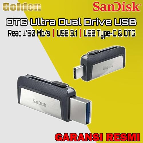Jual Sandisk Otg Ultra Dual Drive Usb Type-C 32gb 64gb 128gb 256gb ...
