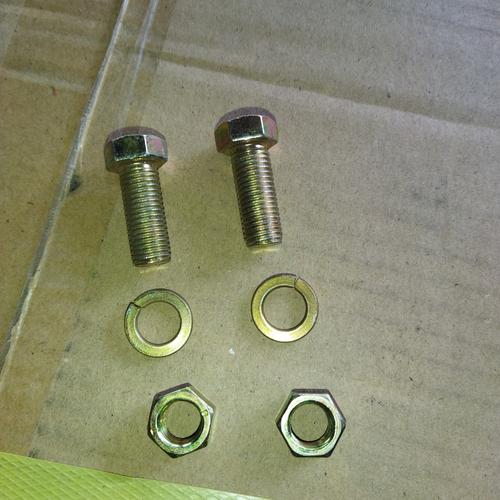 Promo baut+mur+ring ver besi kuning m10x25 full drat kunci 14 - Kab ...