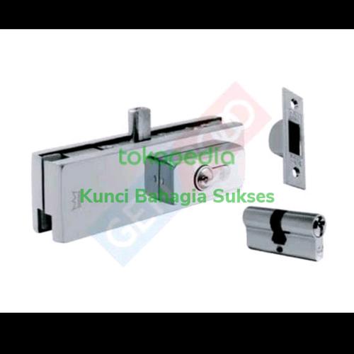 Jual KUNCI PINTU KACA FRAMELESS DORMA US-10 + CYLINDER PATCH FITTING ...