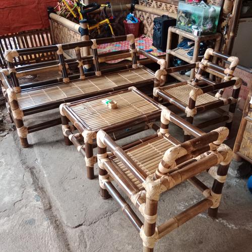 Jual jual saung bambu anyaman bambu kursi bale bambu hub 085773820168 ...