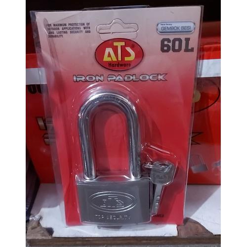 Jual gembok nikel ats 60 panjang /GEMBOK BESI /GEMBOK RUMAH /GEMBOK ...