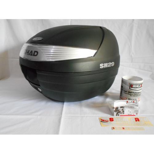 Jual Box Motor Murah SHAD 29 SH 29 Black Silver Original Backrest SH 29 ...