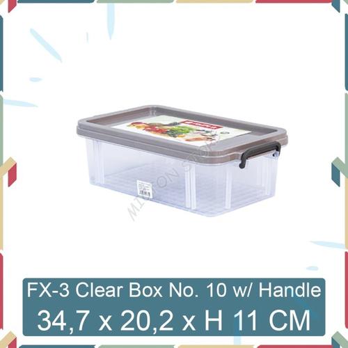 Promo MICTON Lion Star FX-3 Clear Box No 10 Kotak Serbaguna Box ...