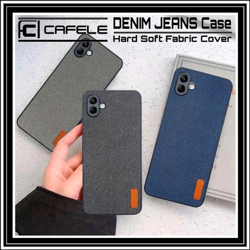Jual SAMSUNG GALAXY A04 CASE DENIM JEANS CAFELE ORIGINAL HARD SOFT ...