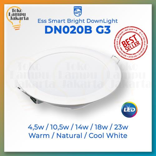 Jual PHILIPS LED Downlight DN020B G3 4,5w 10.5w 14w 18w 23w - 4,5w 90mm, Kuning - Jakarta Pusat ...