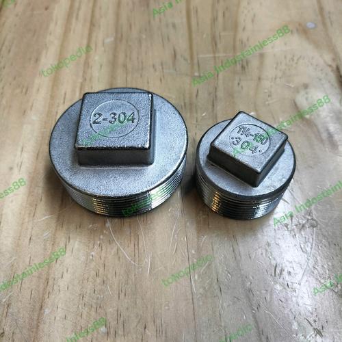 Jual Plug 2" inch Stainless SS304 Dop drat luar 2 " inch - Jakarta ...