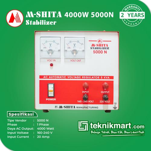 Promo M-Shita 4000 Watt 1 Phase 5000 N Stabilizer Cicil 0% 3x - Jakarta ...