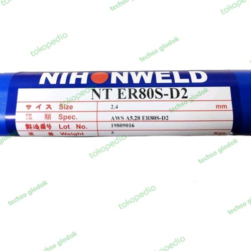 Jual Kawat las ER80S-D2 NIHONWELD NT 80S-D2 (harga per box) - Jakarta ...