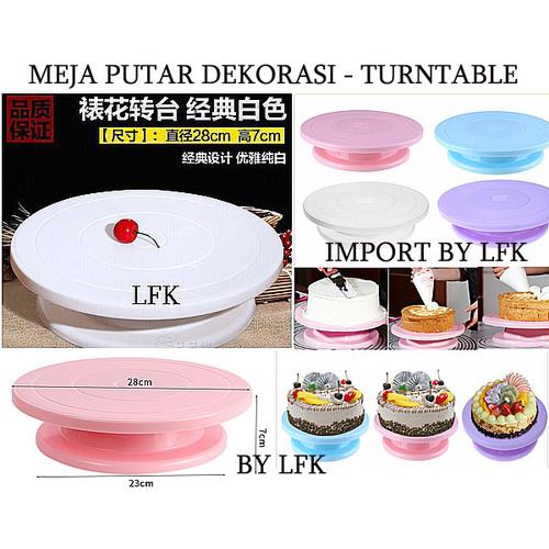 Jual Cake Tray Meja Putar Maspion Lazy Susan Baki Kue Nampan Cake ...