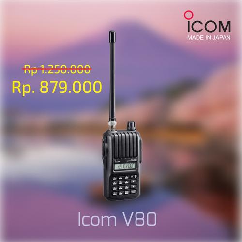 Jual Radio Komunikasi HT Walkie Talkie Icom IC V80 Made in Japan ...