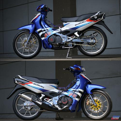 Jual Satria 2tak satria lumba biru putih biru silver - Jakarta Timur ...