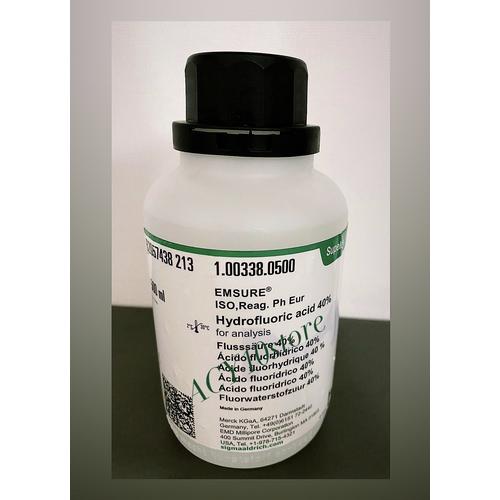 Jual MERCK 1.00338.0500 Hydrofluoric Acid 40% 500ml - Jakarta Timur - ACY10store | Tokopedia