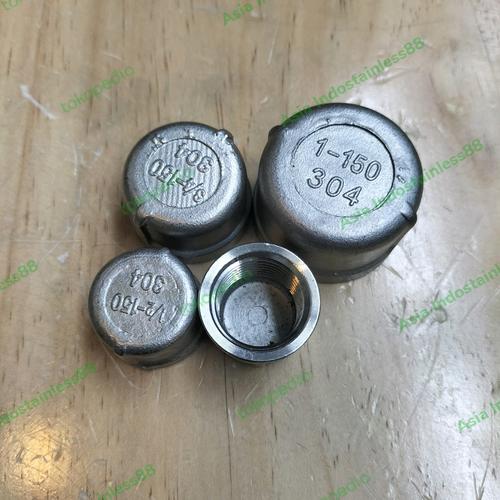 Jual End cap / DOP 1/2" inch stainless SS304 Tutup drat dalam - Jakarta ...