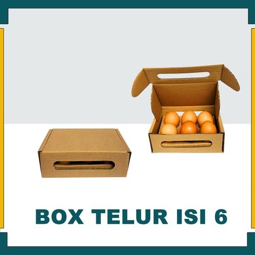 Jual Box Telur isi 6/Kardus/Karton/Kardus Box Telur - Cokelat - Kota ...