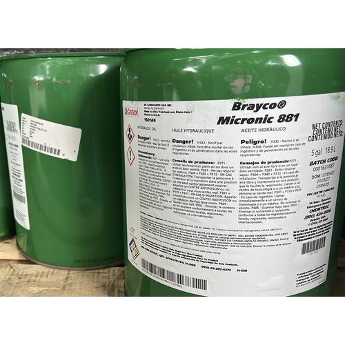 Jual Castrol Brayco Micronic 881 Hydraulic Fluid - 18.9L - Jakarta ...