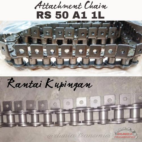 Jual RANTAI KUPINGAN RS 50 A1 1L ATTACHMENT CHAIN RS 50x1R A1 1L ...