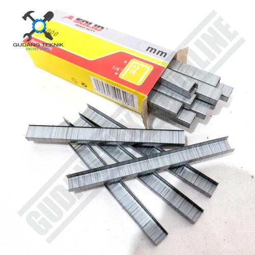 Jual Isi Staples Paku Tembak SOLID 13/8 Refill Air Nailer Stapler Gun ...