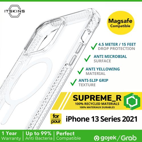 Promo ITSKINS CASE IPHONE 13 PRO MAX SUPREME MAGCLEAR - TRANSPARENT ...