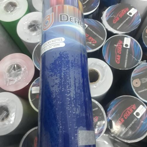 Jual Stiker warna biru tua dongker kilap 1 roll isi 15 meter - Kota ...