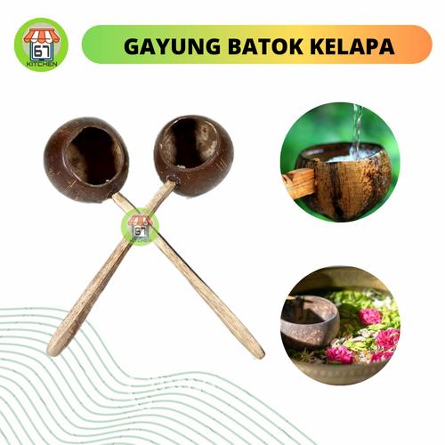 Jual Gayung Siwur Gayung Batok Tempurung Kelapa Gagang Kayu Panjang ...