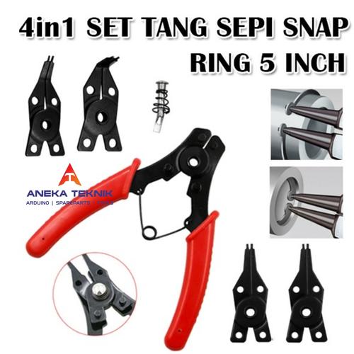 Jual SET Tang Snap Ring Plier Circlip 4 IN 1 MULTIFUNGSI - Jakarta ...