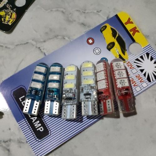 Jual LED Cumi Silicon T10 12V 24V / Lampu Senja Motor Mobil LED 12V 24V ...