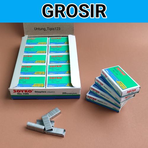 Jual isi staples joyko refill no 10 stapless uk kecil isi 1.000 ...