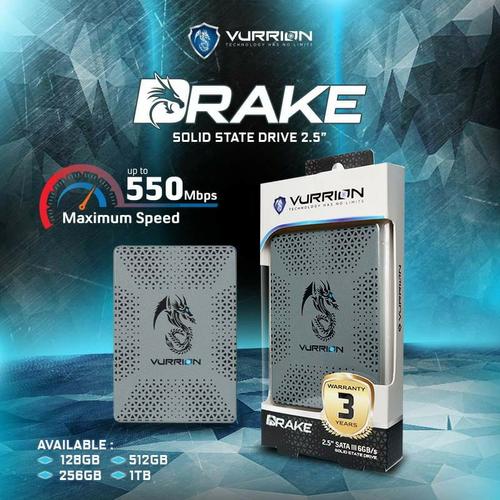Jual SSD SATA 512GB VURRION / SSD VURRION DRAKE 512GB GARANSI 3 TAHUN ...