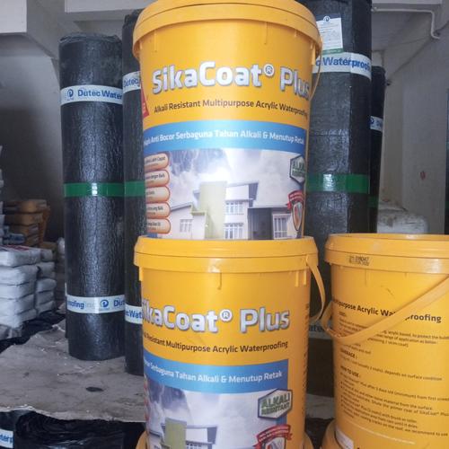 Jual waterproofing coating/sikacoat plus@20kg.warna .grey.stone grey ...