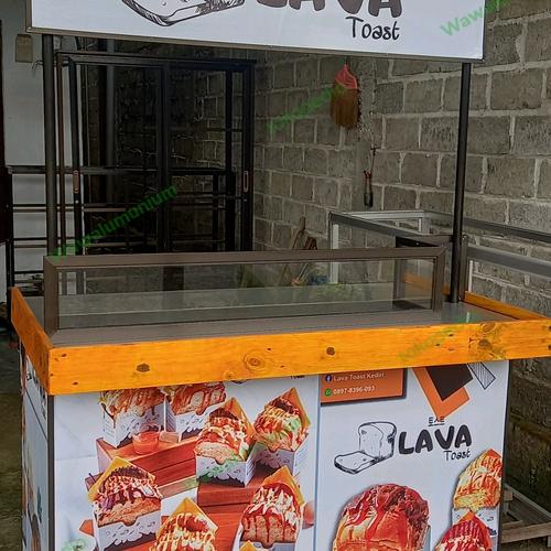 Jual meja display makanan - Kab. Kediri - Wawalumunium | Tokopedia