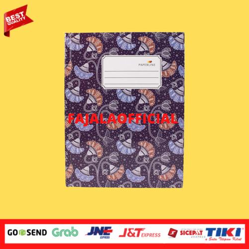 Jual buku Kuarto cover tebal 200 / Buku Tulis Paperline 1 pak isi 3 pcs ...