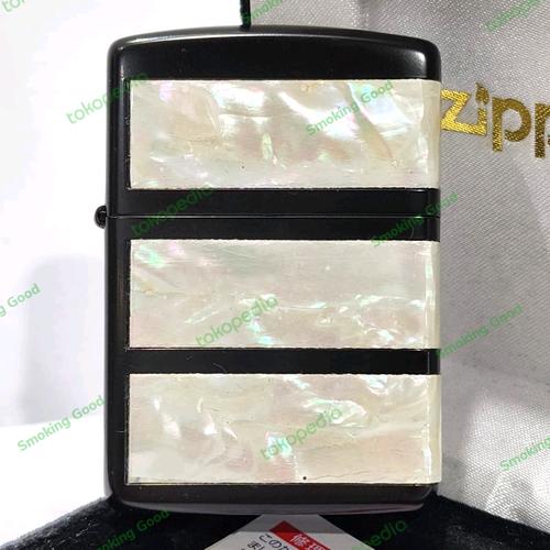 Jual Original Zippo Armor Shell Triple Stripes Black 3 sisi Japan ...