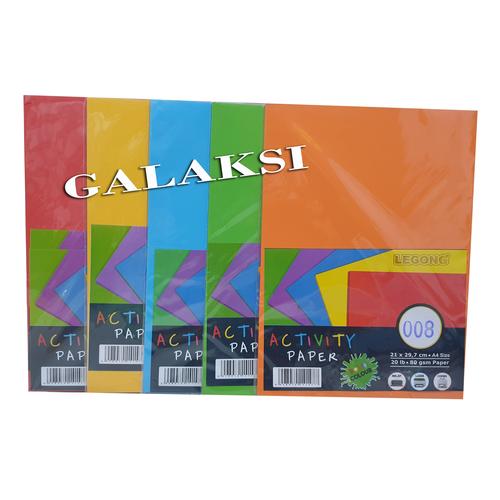 Jual [PAK/20 LBR] KERTAS ORIGAMI ACTIVITY PAPER A4 - 012 LEMON - Kota ...