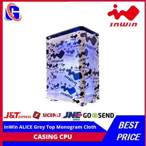 Jual InWin ALICE Grey Top Monogram Cloth - Mid Tower ATX Gaming Case ...