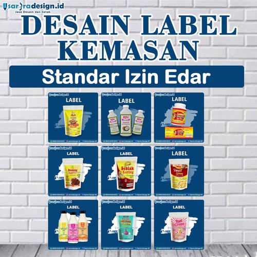Jual Desain Label/Stiker Kemasan Standar Izin Edar (PIRT, BPOM MD, ML ...