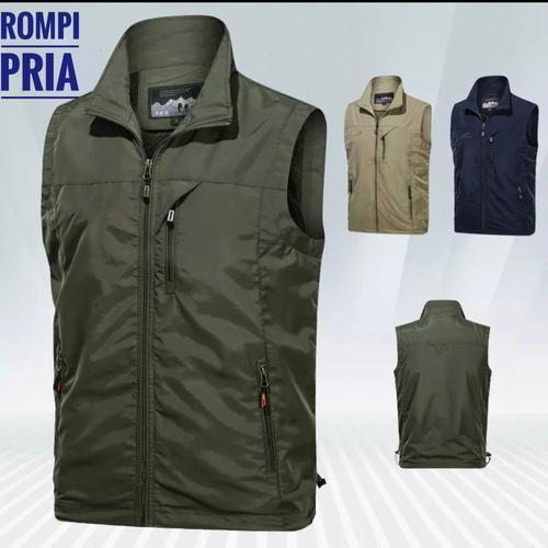 Jual rompi terbaru rompi pria Elegan rompi cassual rompi mancing ...