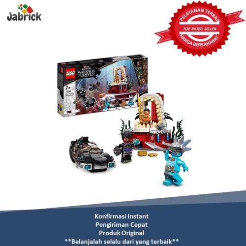 Jual LEGO 76213 King Namor’s Throne Room, Black Panther Wakanda Forever ...