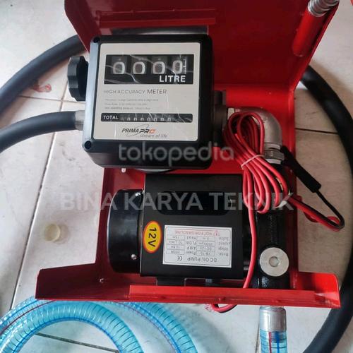 Jual POMPA SOLAR POMPA TRANSFER BBM SOLAR/OLI DC 12V-70LPM POMPA MINYAK ...