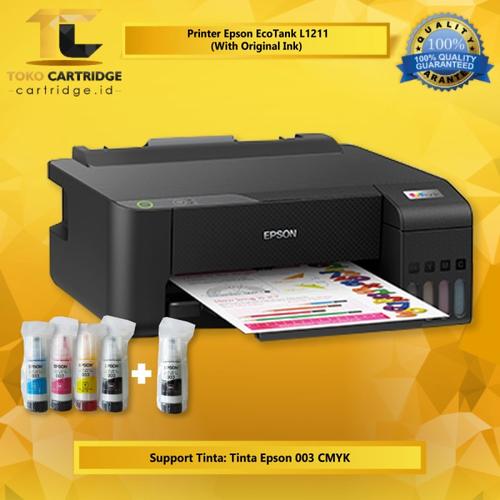Jual Printer L1211 Penggati Seri L1210 Tinta 003 With Extra 003 Black 1 ...
