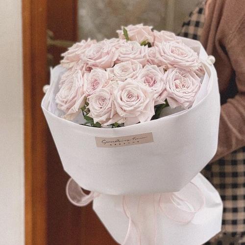 Jual Fresh Pink Roses Bouquet Bucket Buket Bunga Wisuda Ready Sameday ...