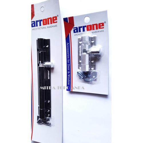 Jual Grendel pintu dan jendela Arrone alumunium tebal - 6 inch, silver ...