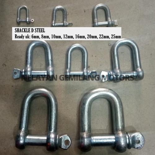 Jual Shackle D / Segel D Bahan Besi Seng ukuran 1 1/2" inch (38mm ...