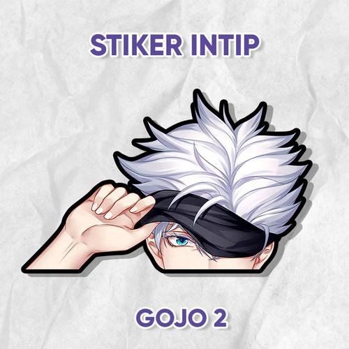 Jual Stiker Intip Gojo Satoru Anime Jujutsu Kaisen / Sticker Waterproof ...