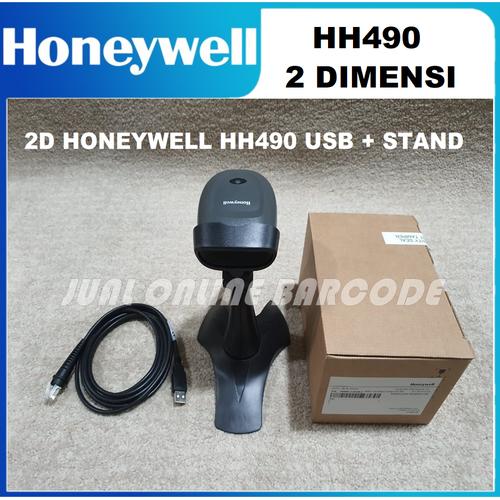 Jual BARCODE SCANNER HONEYWELL HH490 1D & 2D USB + STAND bergaransi 1 ...