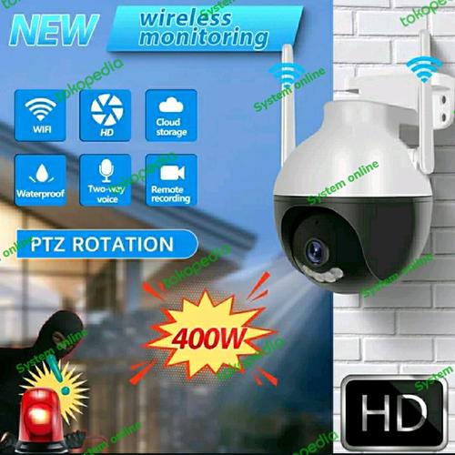 Jual IP Camera CCTV Outdoor ICSEE ColorVu 1080P PTZ Speed Dome Full HD ...