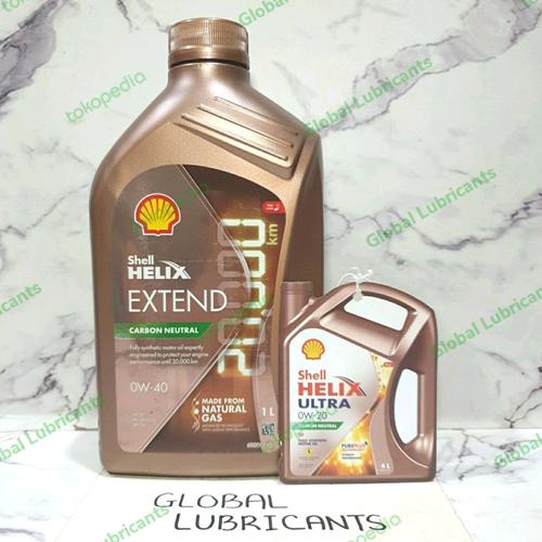 Jual Shell Helix EXTEND 0W-40 API SP 1 Liter (Oli Fully Synthetic 20.000km) - Kota Medan ...