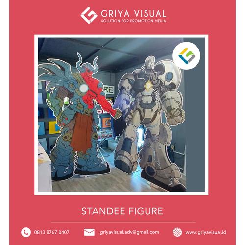 Jual STANDING KARAKTER / STANDEE FIGURE TINGGI 220CM ( ROBOT MERAH ...