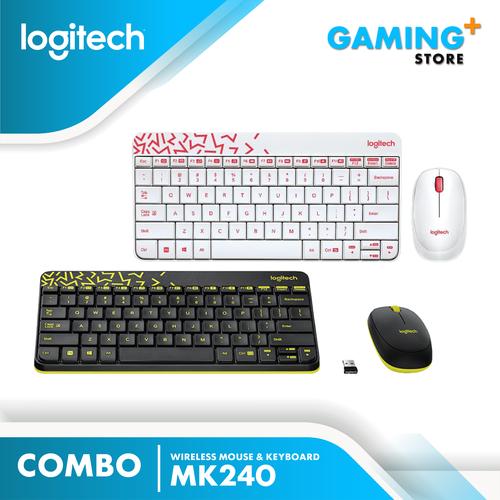 Jual Logitech MK240 / MK 240 Wireless Keyboard Mouse Combo - Hitam ...