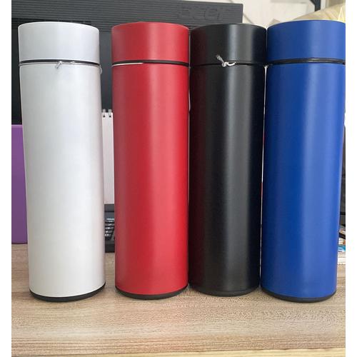 Jual BIRU Termos LED Temperatur Suhu Botol Vacuum Tumbler Termometer ...
